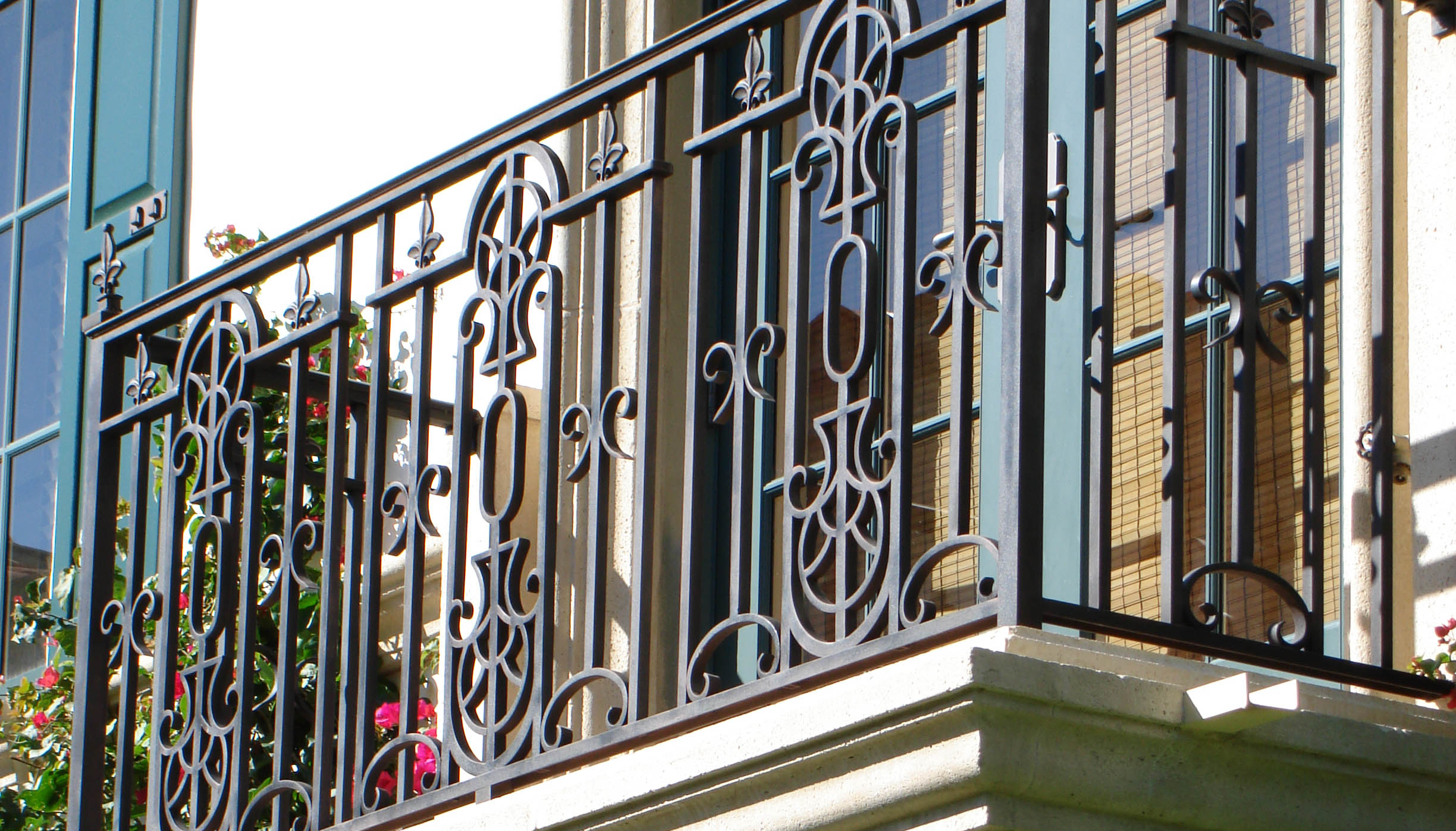 Wrought Iron Deck Railing